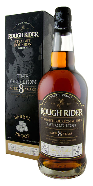 ROUGH RIDER THE OLD LION 8 YEAR OLD STRAIGHT BOURBON WHISKY - Hamptons ...